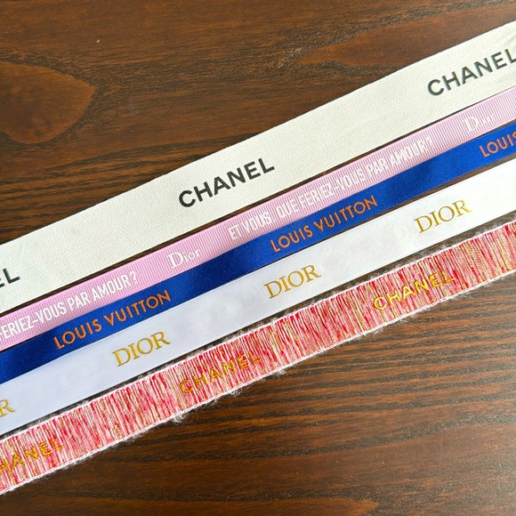 CHANEL | Other | Chanel Dior Lv Ribbons Bundle | Poshmark